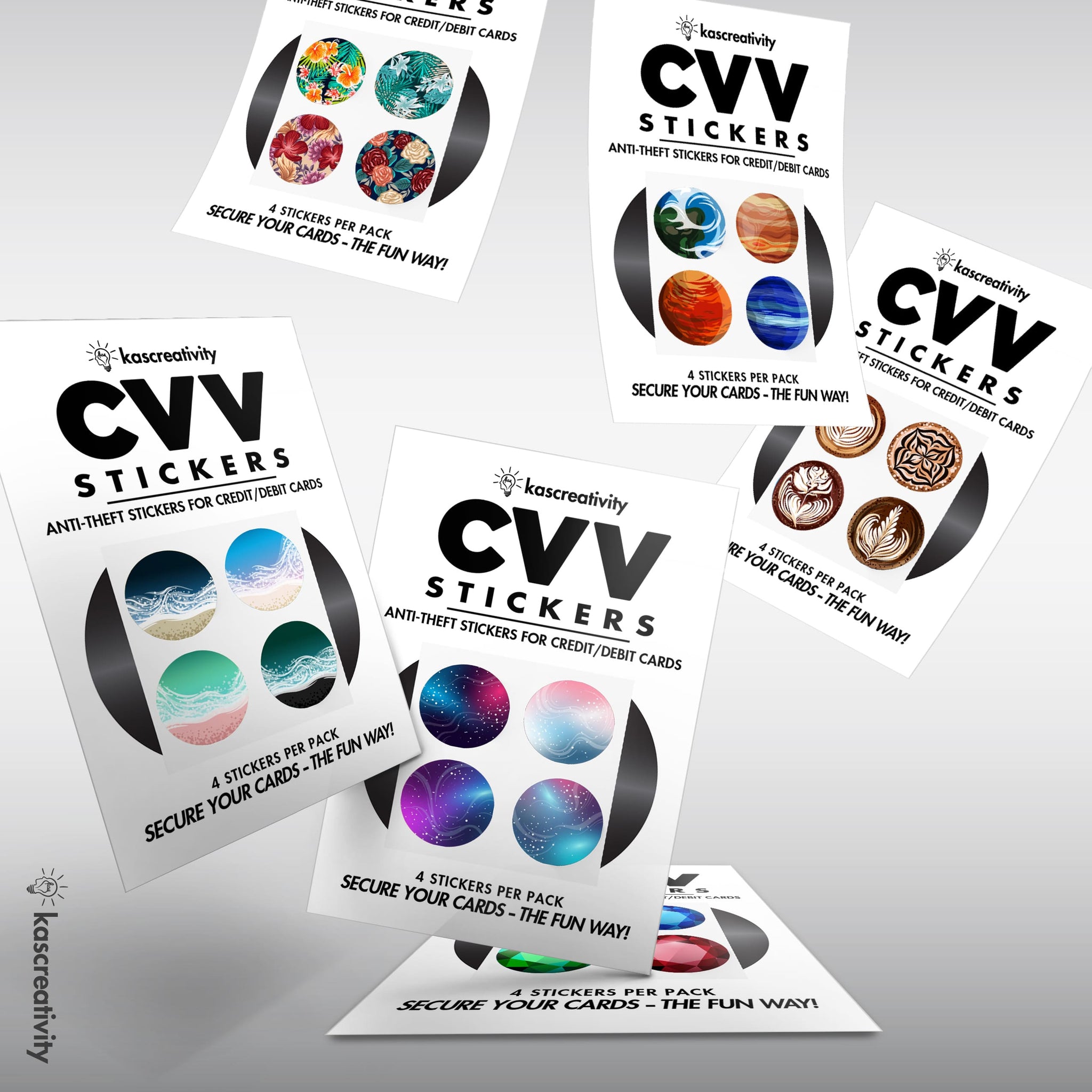 Illustrated Collection - CVV Stickers – kascreativity